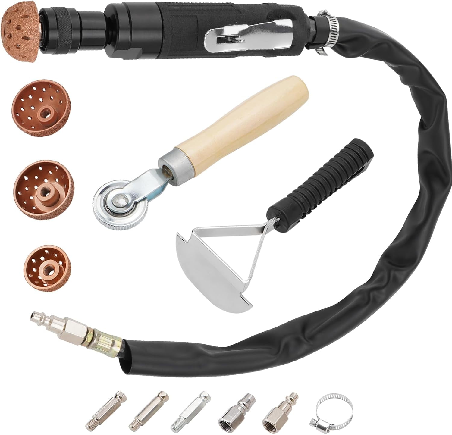Air Tire Repair Polish Patch Tools, Include 2500rpm Low Speed Air Tire ...