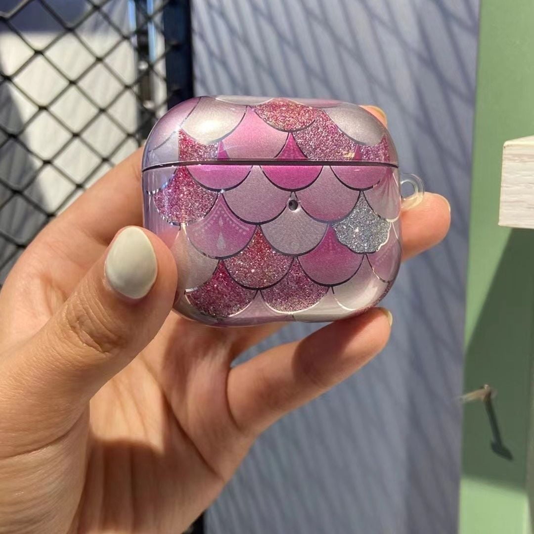 airpods case Mermaid Scale Bluetooth Headphone Cover for AirPods Pro2/3 ...