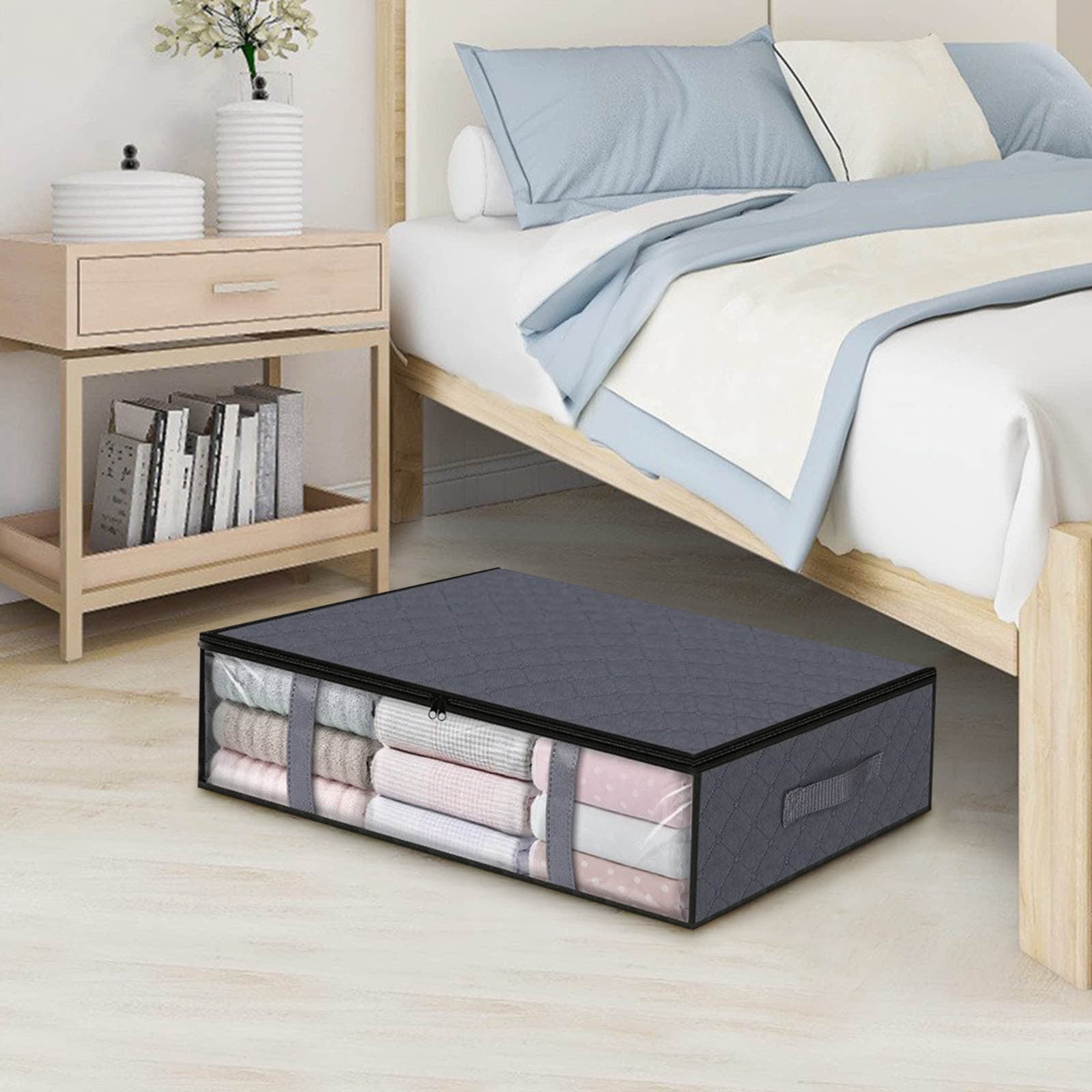 airpow Decorative Storage Box Bed Bottom Clothing Sorting Bag Foldable ...