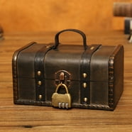 Vintage Antique Wood Writing Travel Desk Set Document Case Inkwell ...