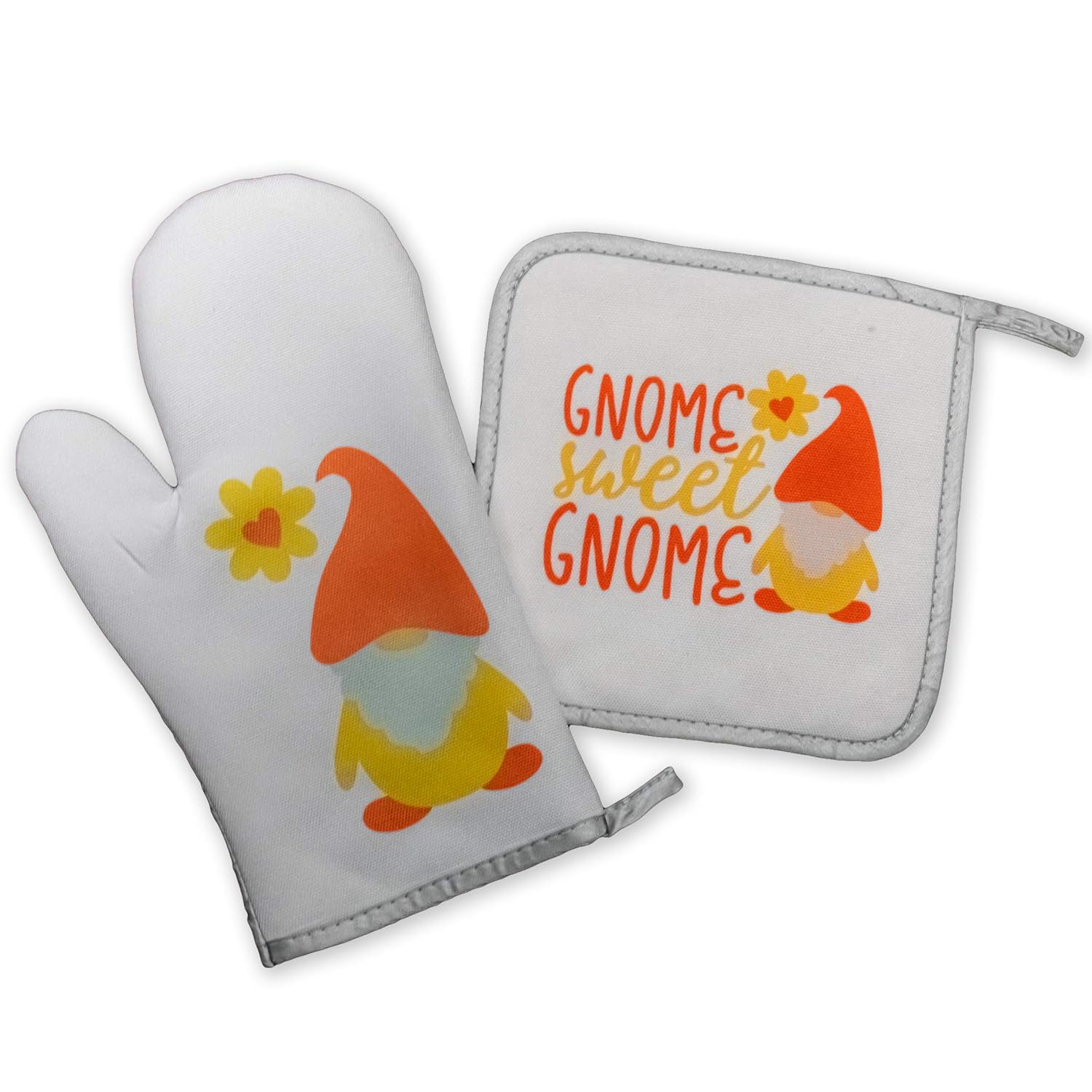 aive Kichen Holders And Oven Mis Se | Cue Gnome Swee Gnome Spring heme ...