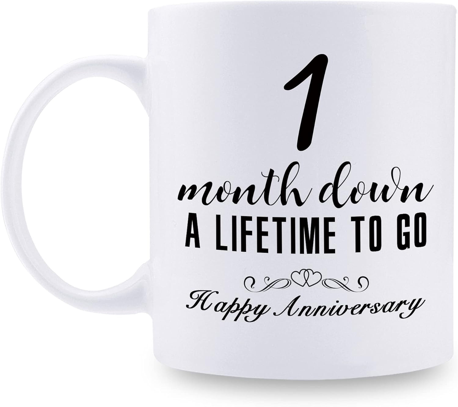 aiyaya 2 Month Anniversary Mugs for Girlfriend Boyfriend - Two Month ...