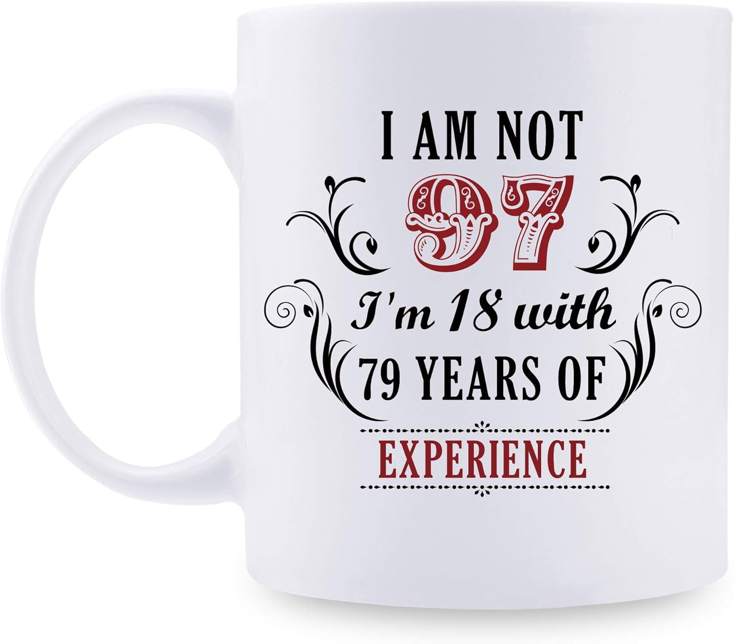 aiyaya 90th Birthday Gifts for Women Men - I'm Not 90 I'm 18 with 72 ...