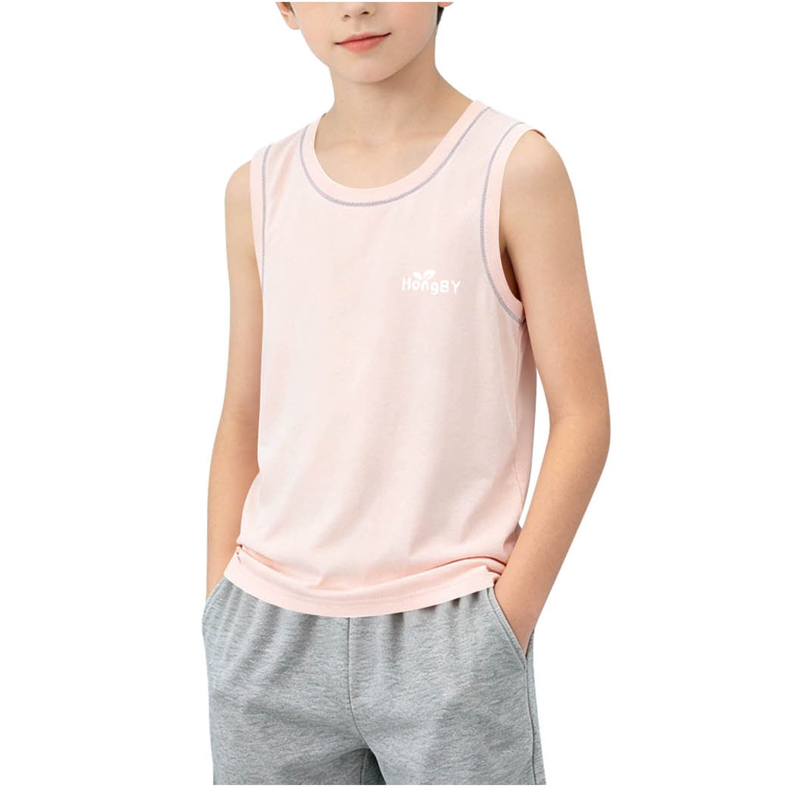 akafmk Boys Tank Tops Sports Fast Dre Crewneck Sleeveless Sleepwear ...