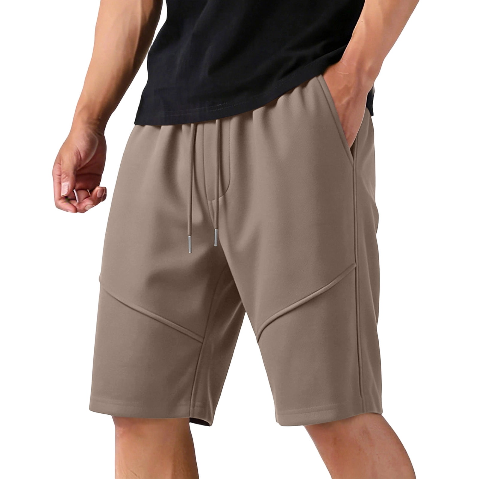 akafmk Men's Casual Shorts with Pockets 7" Loose Lightweight for ...