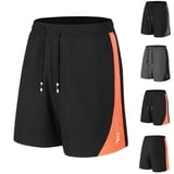 akafmk Men's Fast Dry Running Shorts Stretch Gym Sports Shorts ...