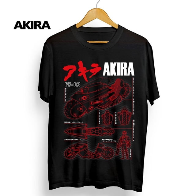 akira New t-shirt, kaneda, anime gift,motorcycle,,anime, vector,cult ...