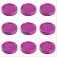 akuxy 2026 New Sale! 86mm Wide Mouth Plastic Mason Jar Lids, 9pcs ...