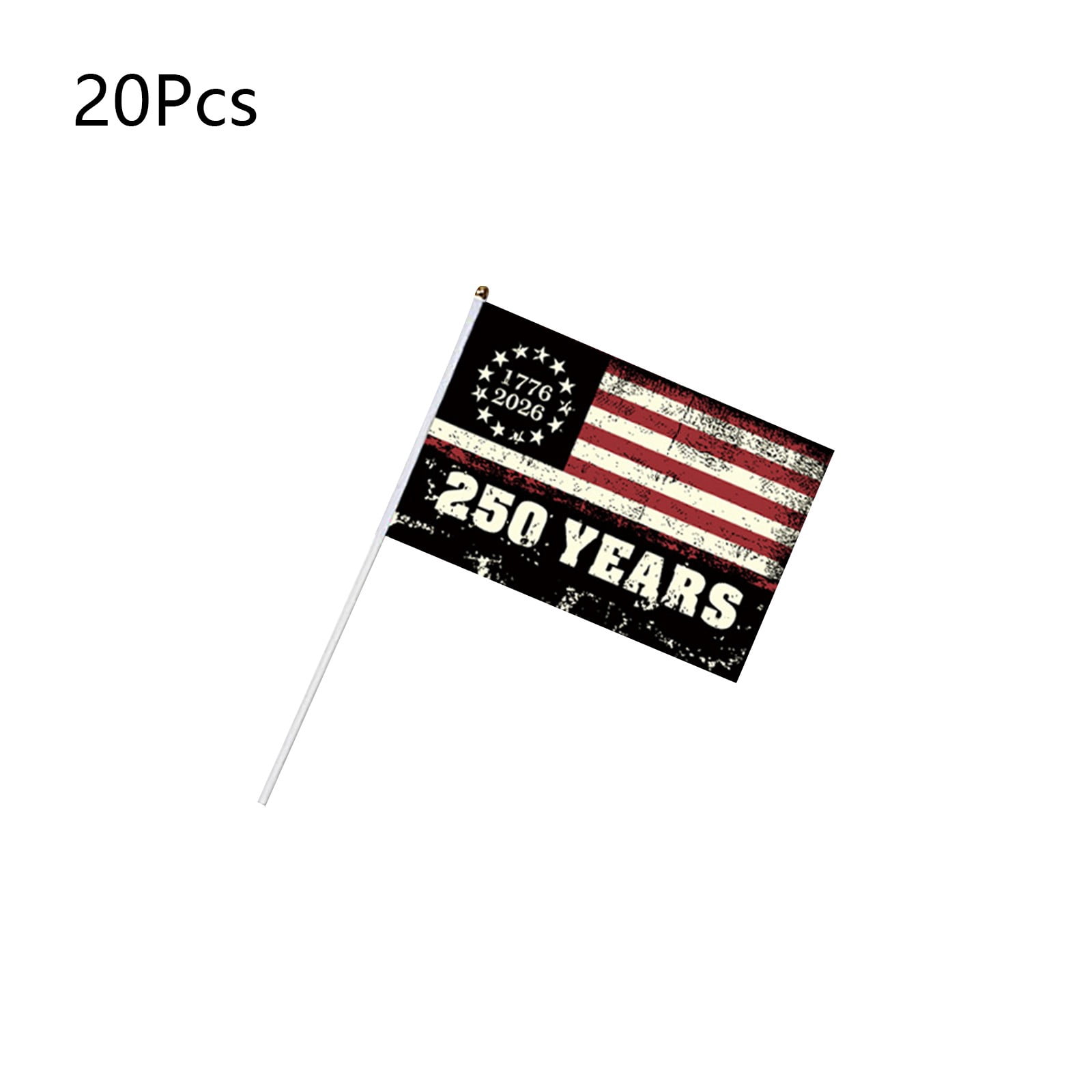 akuxy Clearance! 20Pcs America 250th Anniversary Celebration Hand Held ...