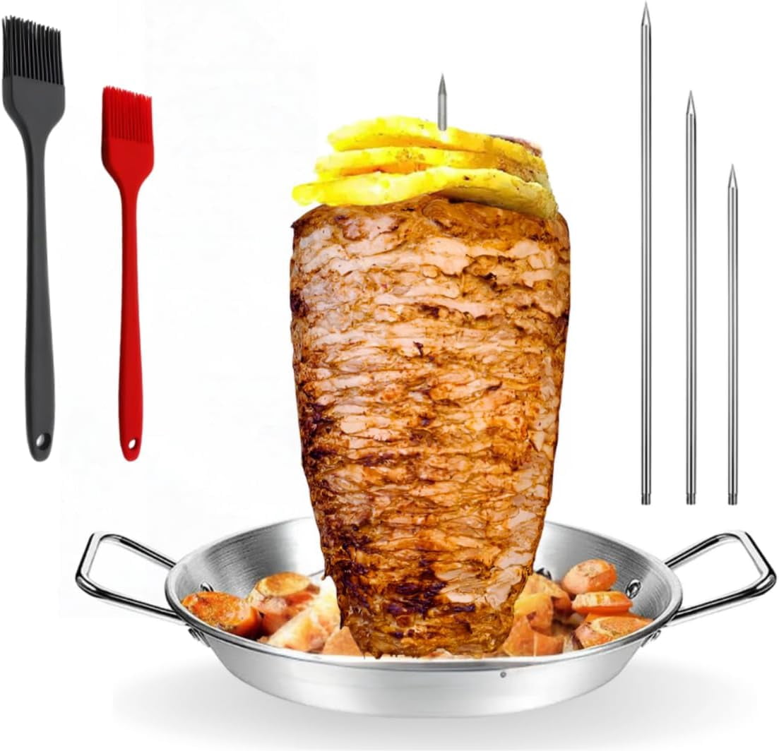 al pastor skewer for grill, stainless steel vertical gyro plate for ...