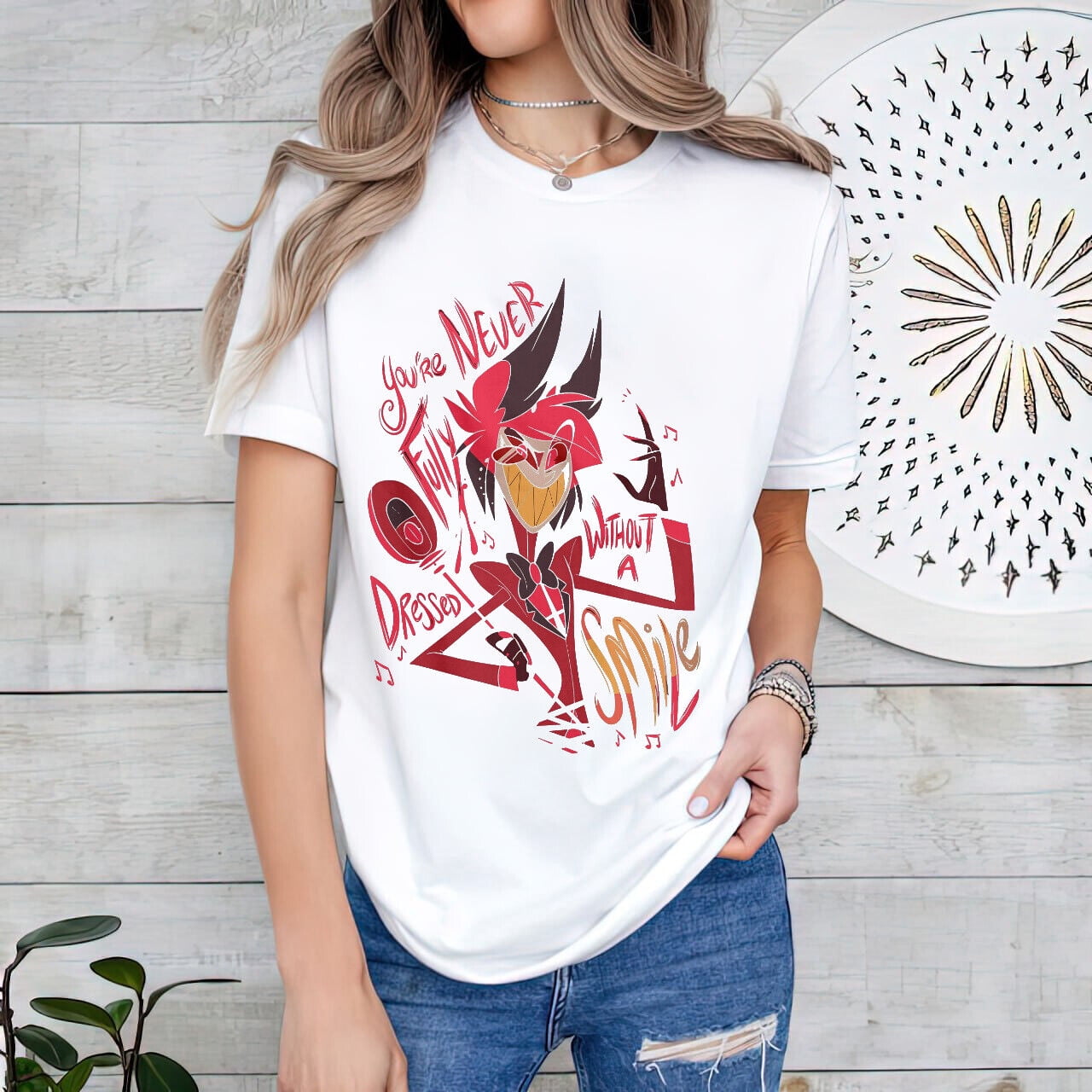 alastor smile shirt, alastor tshirt, alastor smile, charlie, vaggie ...