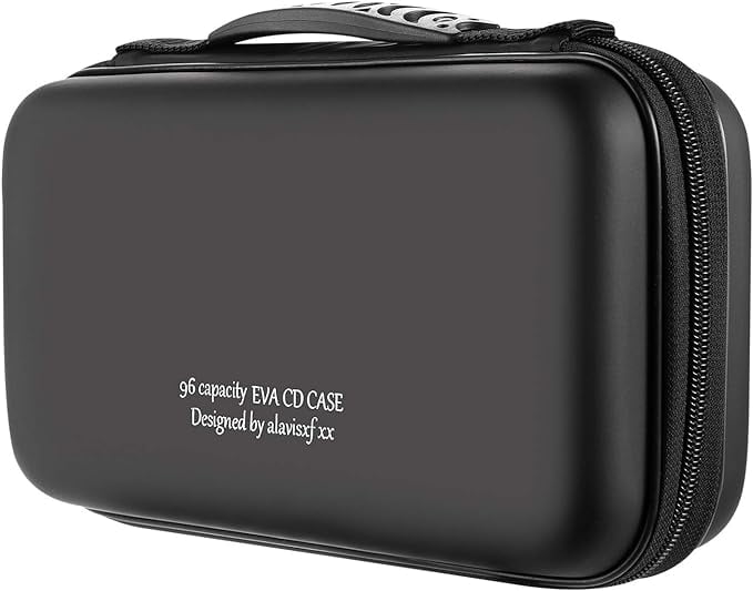 alavisxf xx CD Case, 96 Capacity EVA Protective Blu-ray DVD Case ...