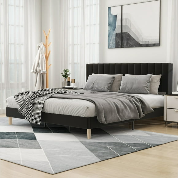 Wood Bed Frames in Bed Frames - Walmart.com
