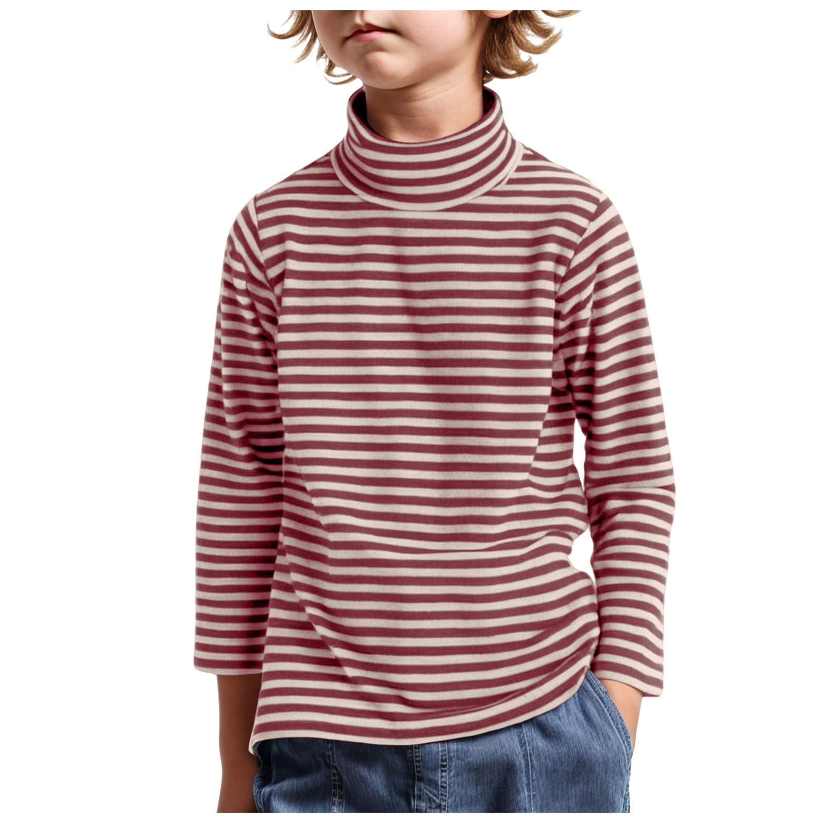 alcepopk Toddler Long Sleeve Shirt Boy Kids T-Shirts Soft Tees Crewneck ...