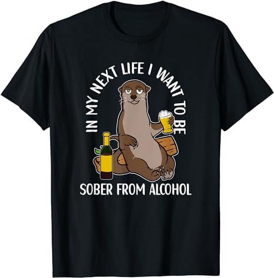 alcohol drinks sober drunk teetotalers alcohol smoke absent T-Shirt ...