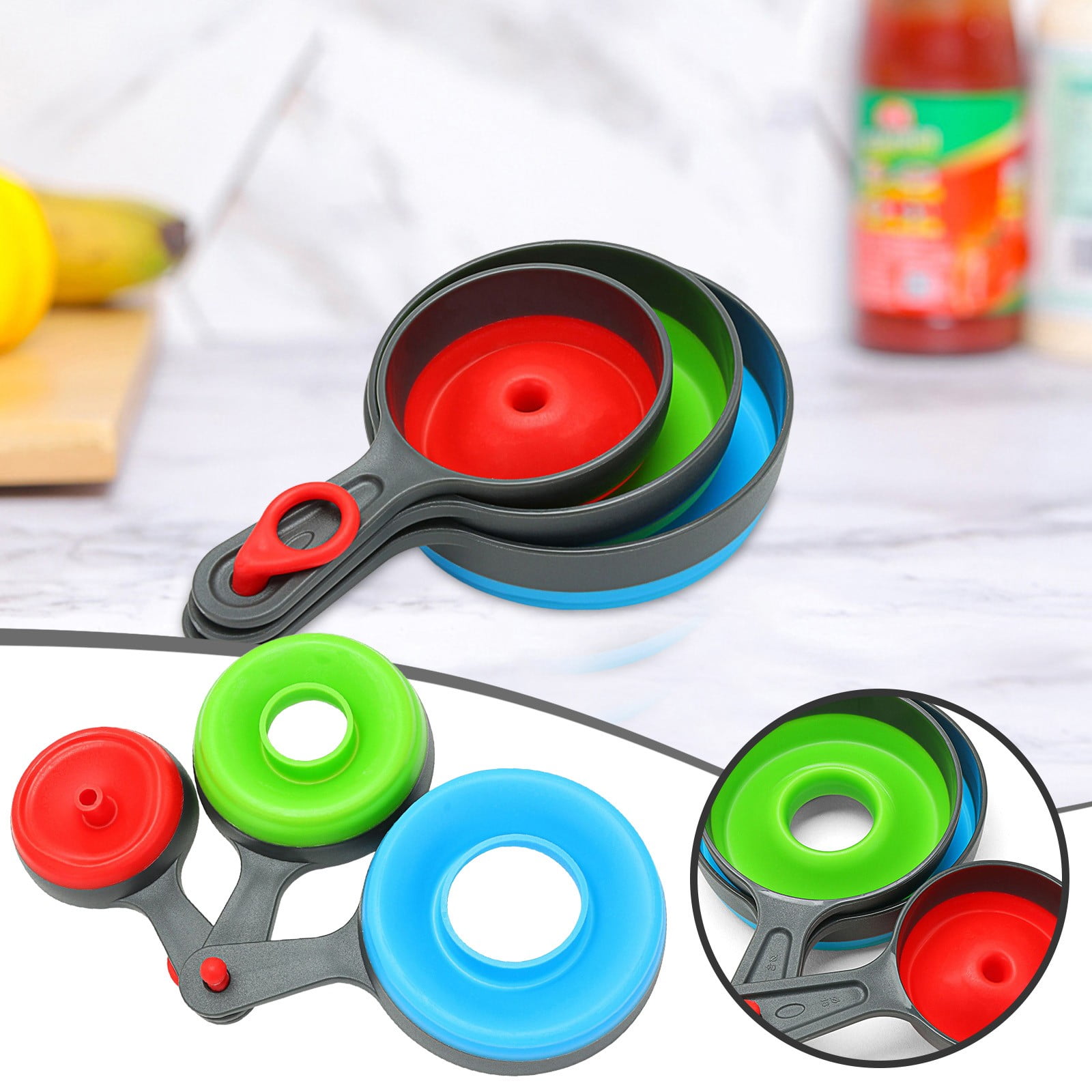 funnel all clad funnel flexible funnel Wide And Thin Folding Funnel ...