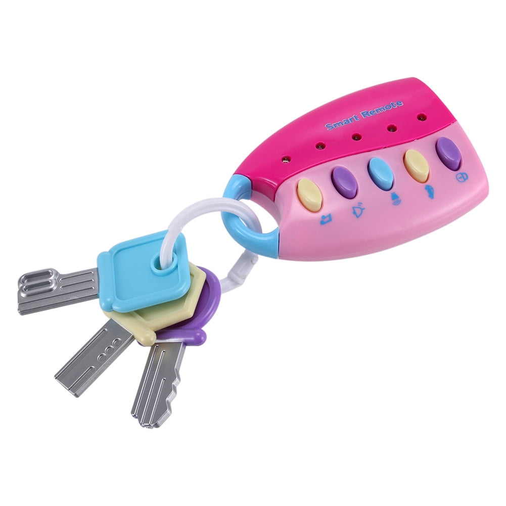 alextreme Cartoon Baby Kids Musical Smart Remote Car Key Toy Car Voices ...