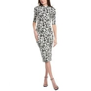 DANIELLE BERNSTEIN Womens White Pouf Mini Fit + Flare Dress Size: 12 ...