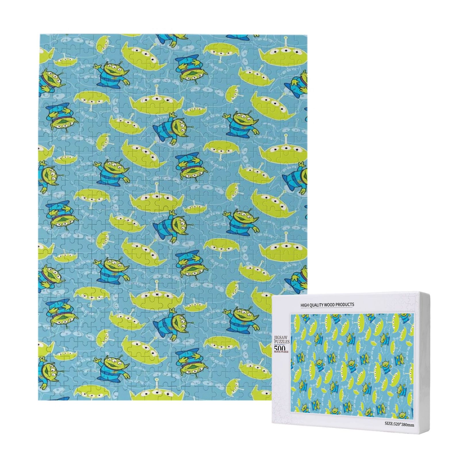 alien Jigsaw Puzzle Interactive Brain Teaser Board Game for Adults ...