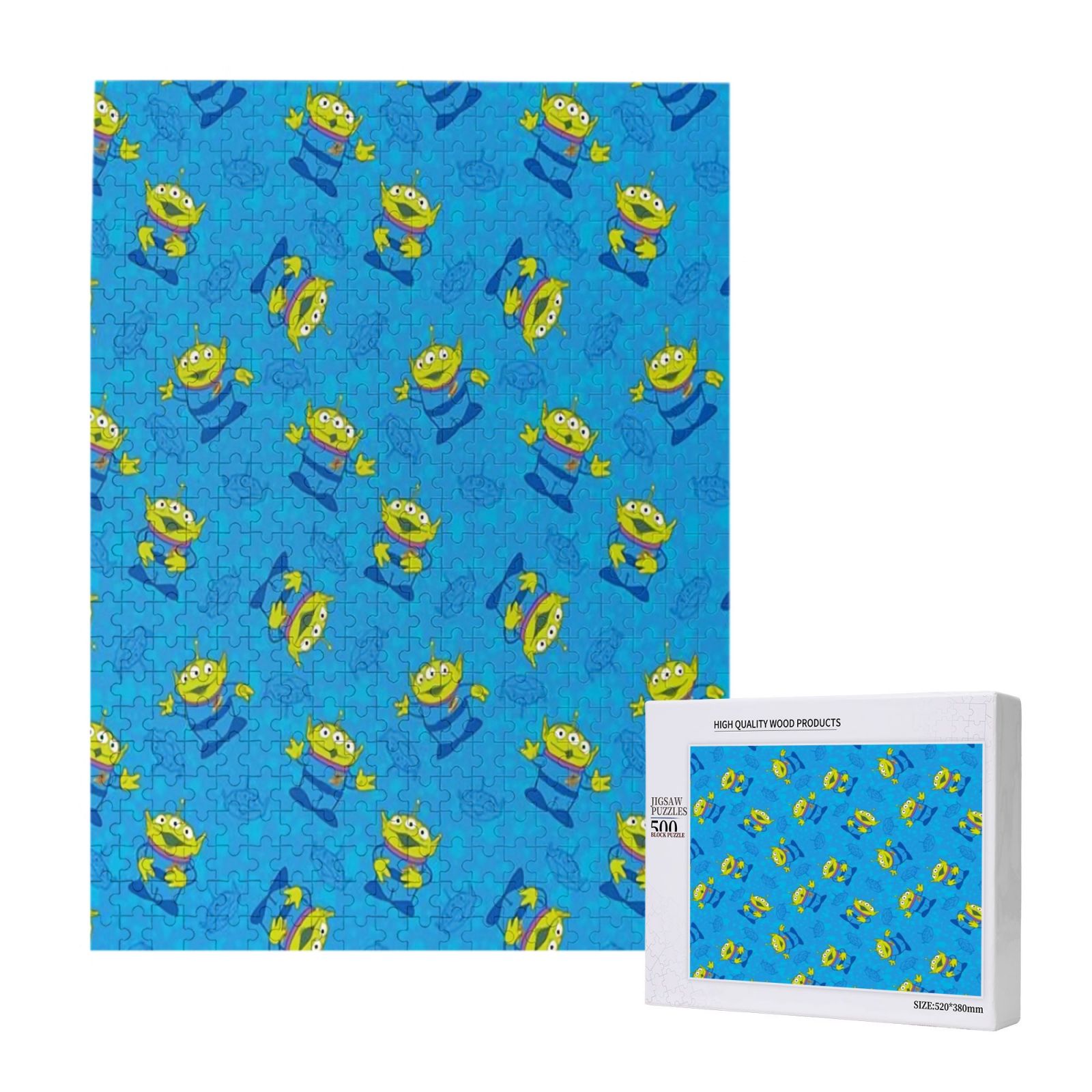 alien Jigsaw Puzzle Interactive Brain Teaser Board Game for Adults ...