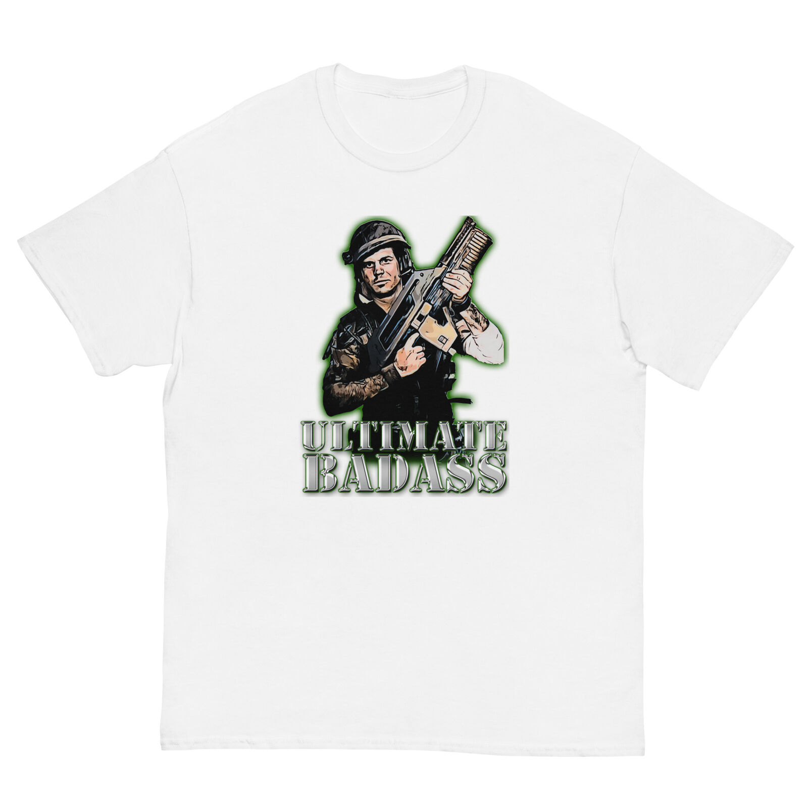 aliens movie bill paxton 80s horror movie shirt Ultimate Badass ...