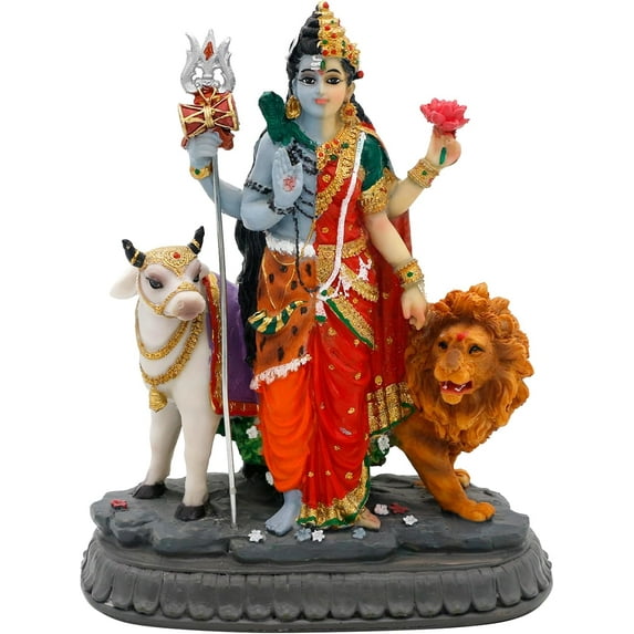 alikiki Hindu Shiva Shakti Statue – 6.5”H Indian God Idol Lord Shiva ...