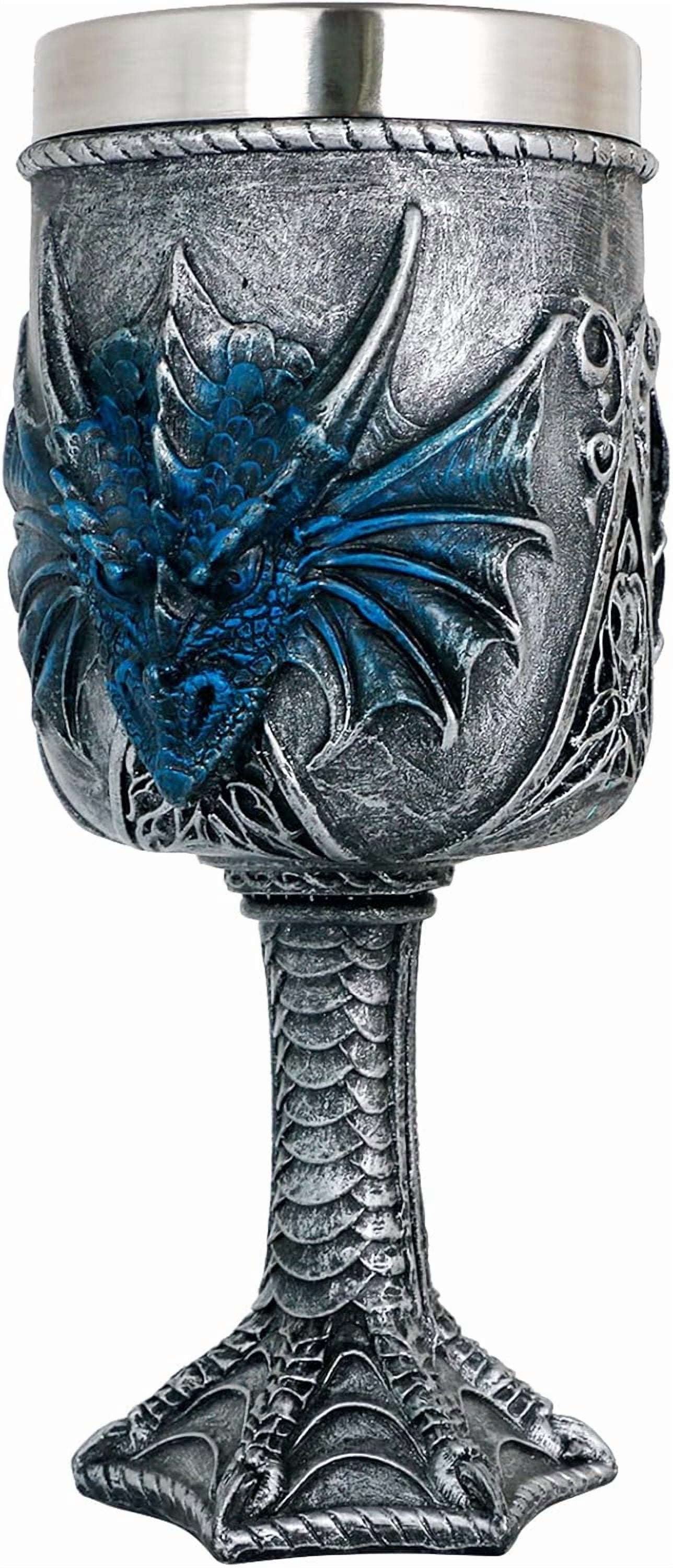 alikiki Medieval Blue Dragon Goblet Large - Dungeons and Dragons Gifts ...