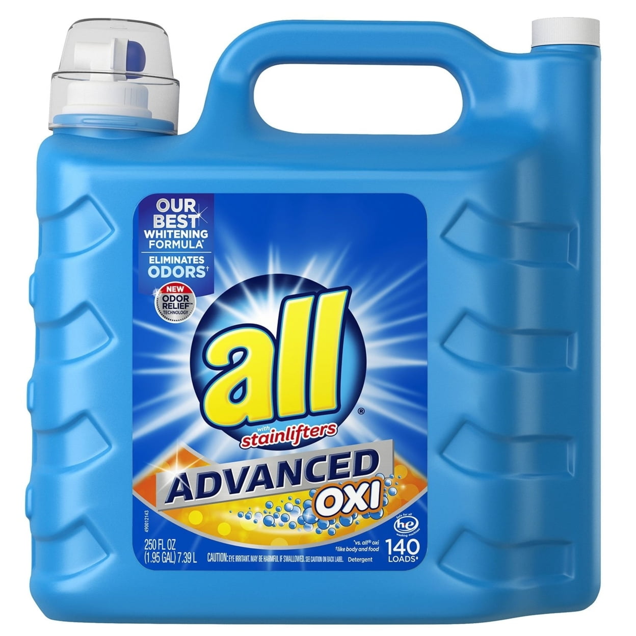 All Advanced OXI Laundry Detergent with Stainlifters (140 loads, 250 ...
