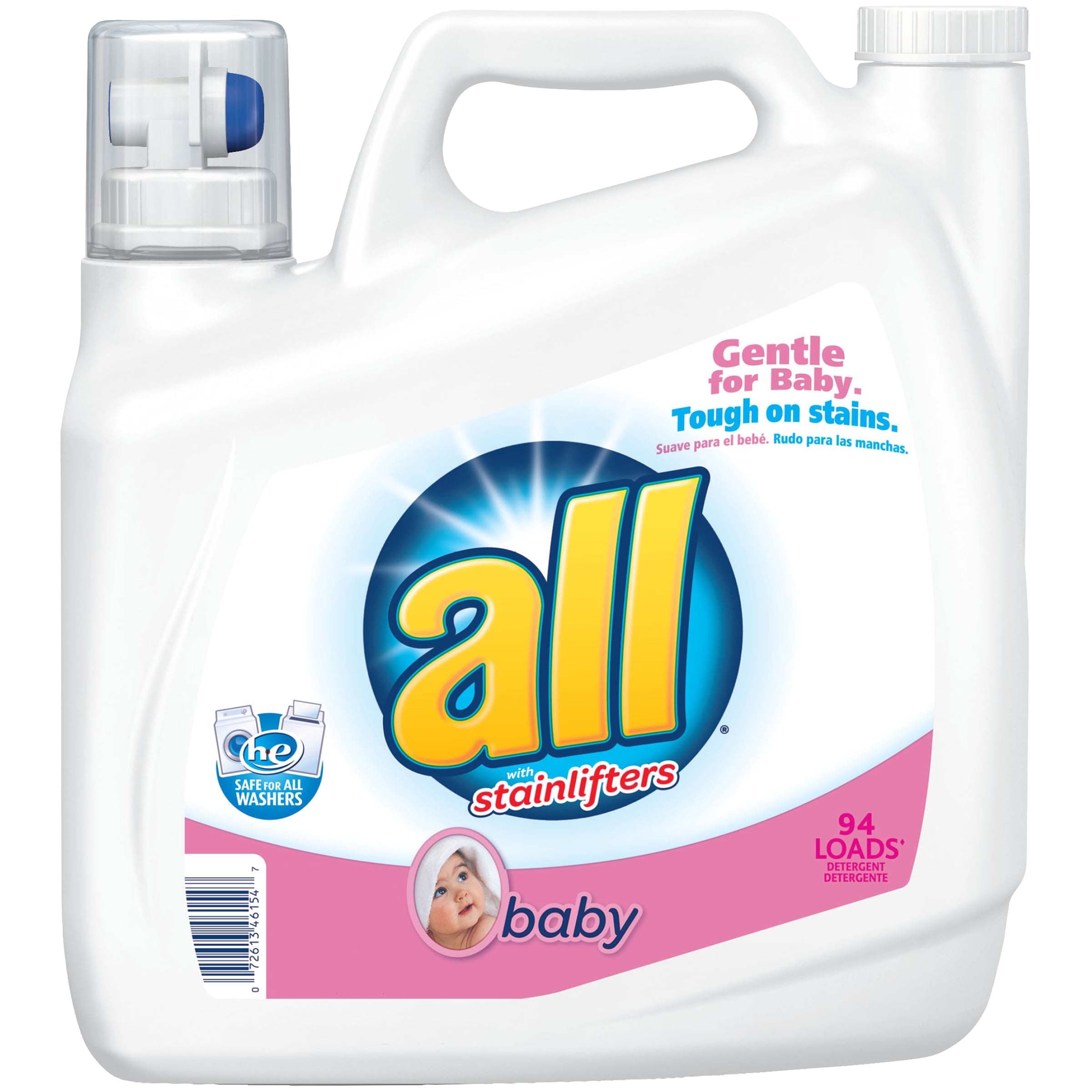 all Baby Liquid Laundry Detergent, Gentle for Newborns, Hypoallergenic ...