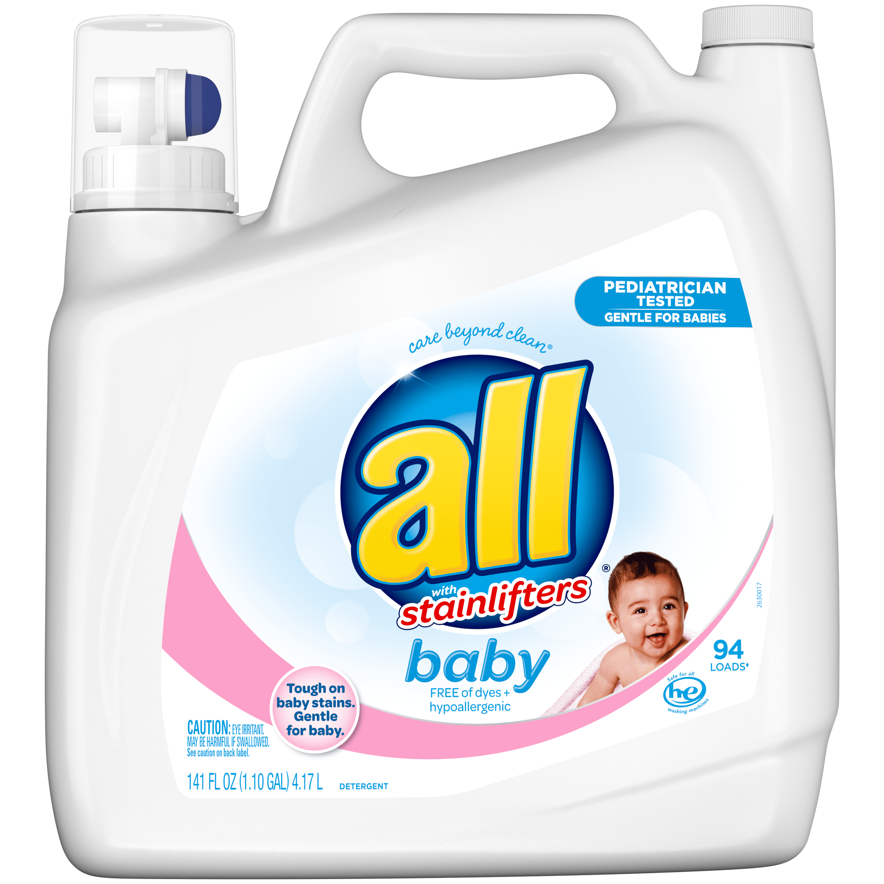 all Baby Liquid Laundry Detergent, Gentle for Newborns, Hypoallergenic ...