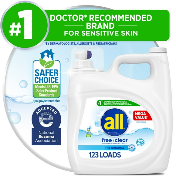 All Free Clear Laundry Detergent in Walmart Media Connect Household ...