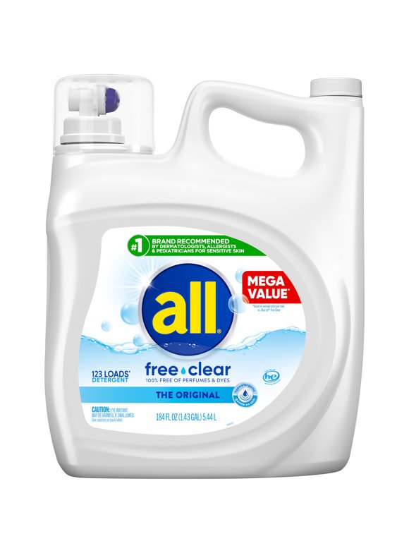 All Free Clear Laundry Detergent in Walmart Media Connect Household ...