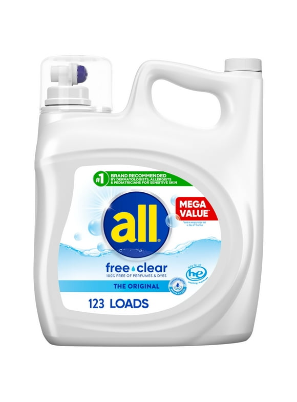 All Free Clear Laundry Detergent in Walmart Media Connect Household ...