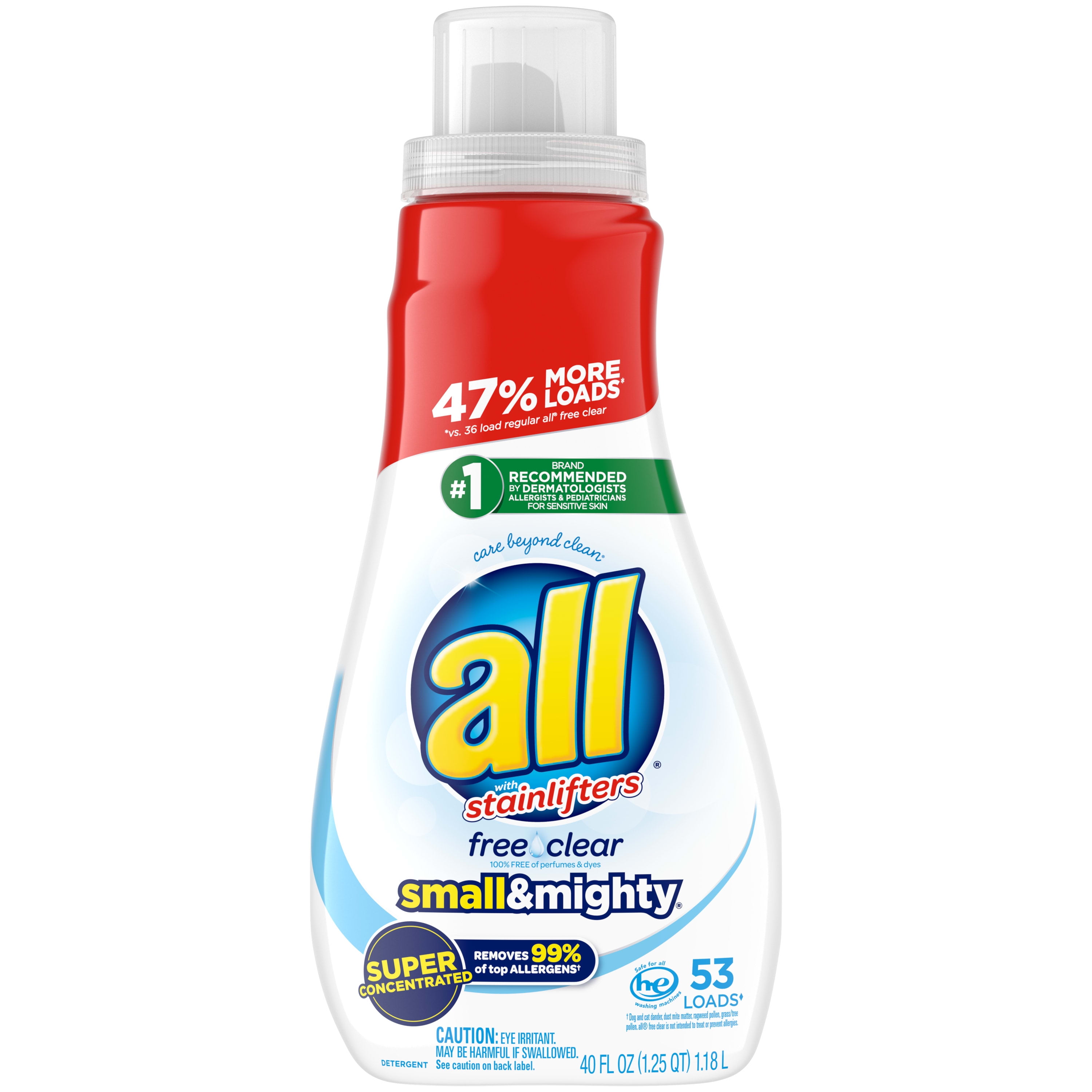 all Small & Mighty Super Concentrated Liquid Laundry Detergent, Free ...