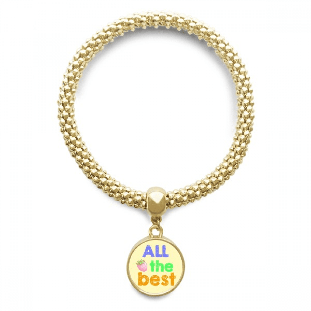 all the best warm heart text lithe en chain bracelet pendant jewelry ...
