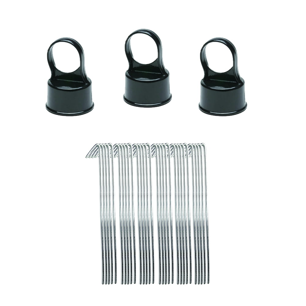 allFENZ Aluminum material with a black finish 1-5/8" Line Post Kit ...