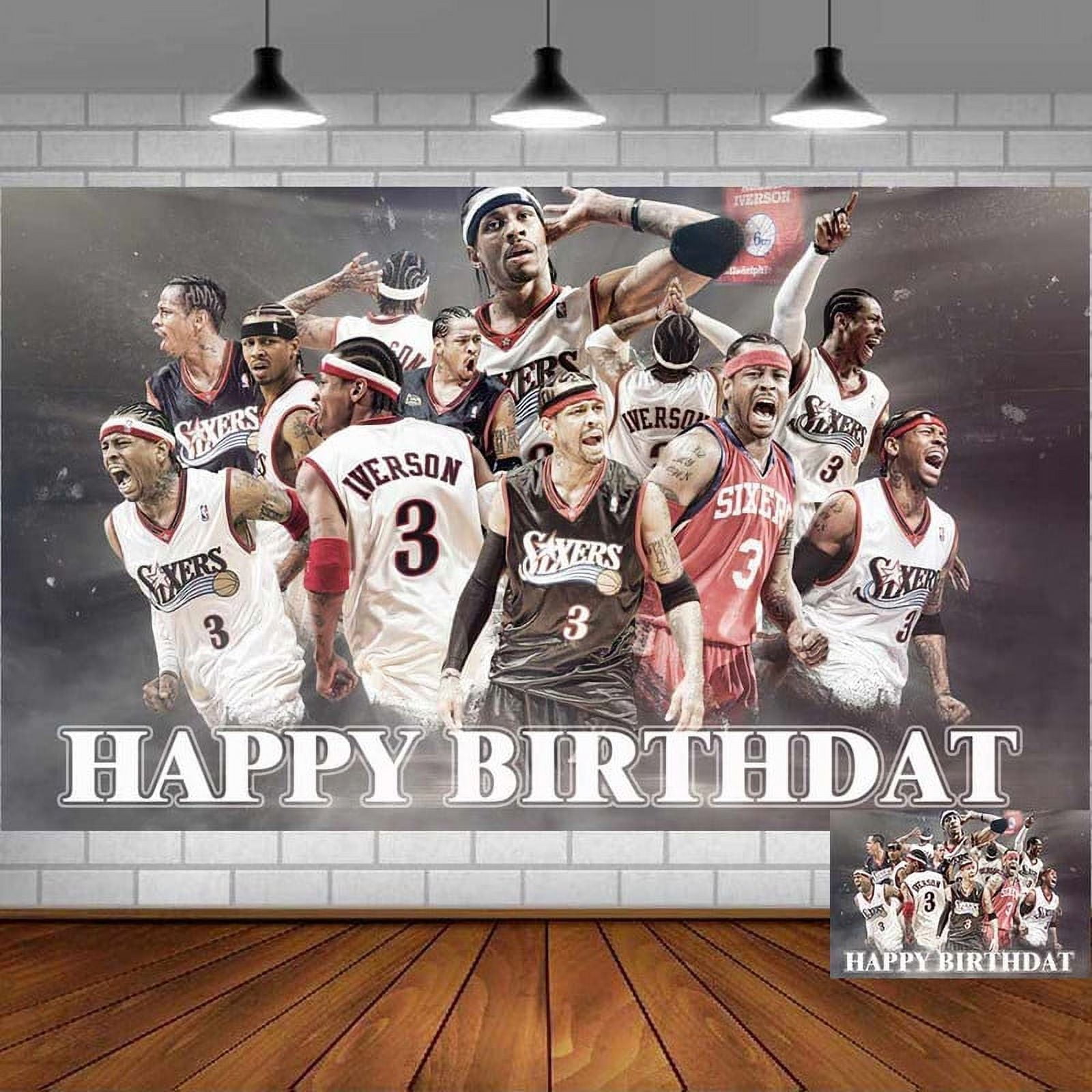 allen iverson Backdrop Banner Party Supplies Poster Movie Theme ...