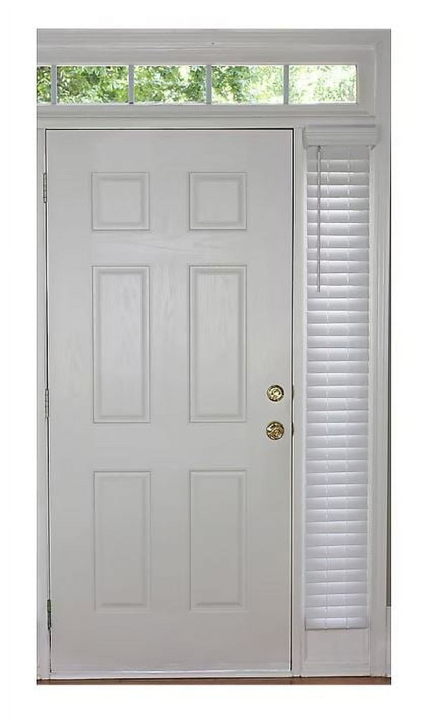 allen + roth At Home 2-in Slat Width 9-in x 72-in Cordless White Faux ...