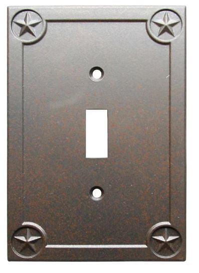 allen + roth Texas Star 1-Gang Rust Zinc Indoor Toggle Wall Plate ...