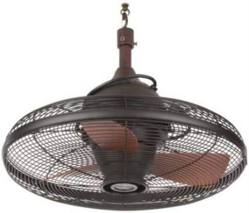 allen + roth Valdosta 20-in Oil Rubbed Bronze Indoor/Outdoor Downrod ...