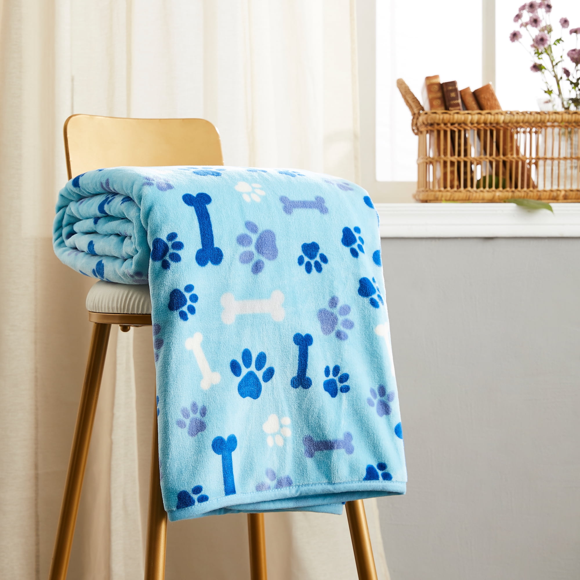 allisandro Luxurious Dog Blanket, 350 GSM Super Fuzzy Microplush Fleece ...