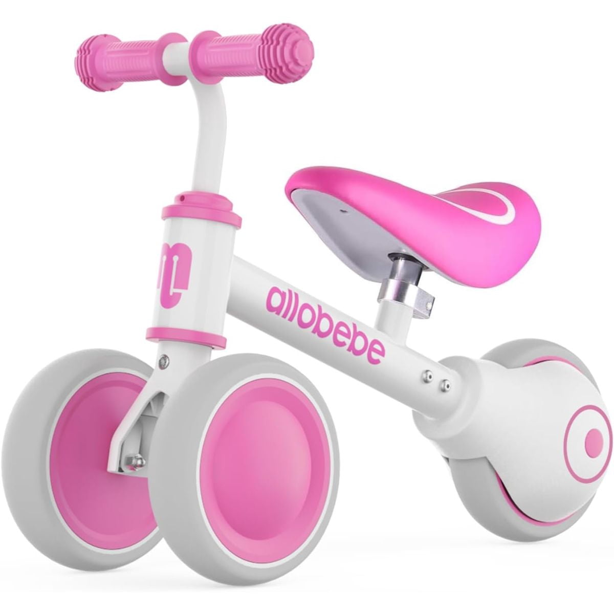 Allobebe Baby Ride-On Balance Bike for 12–30 Months, Adjustable Seat ...