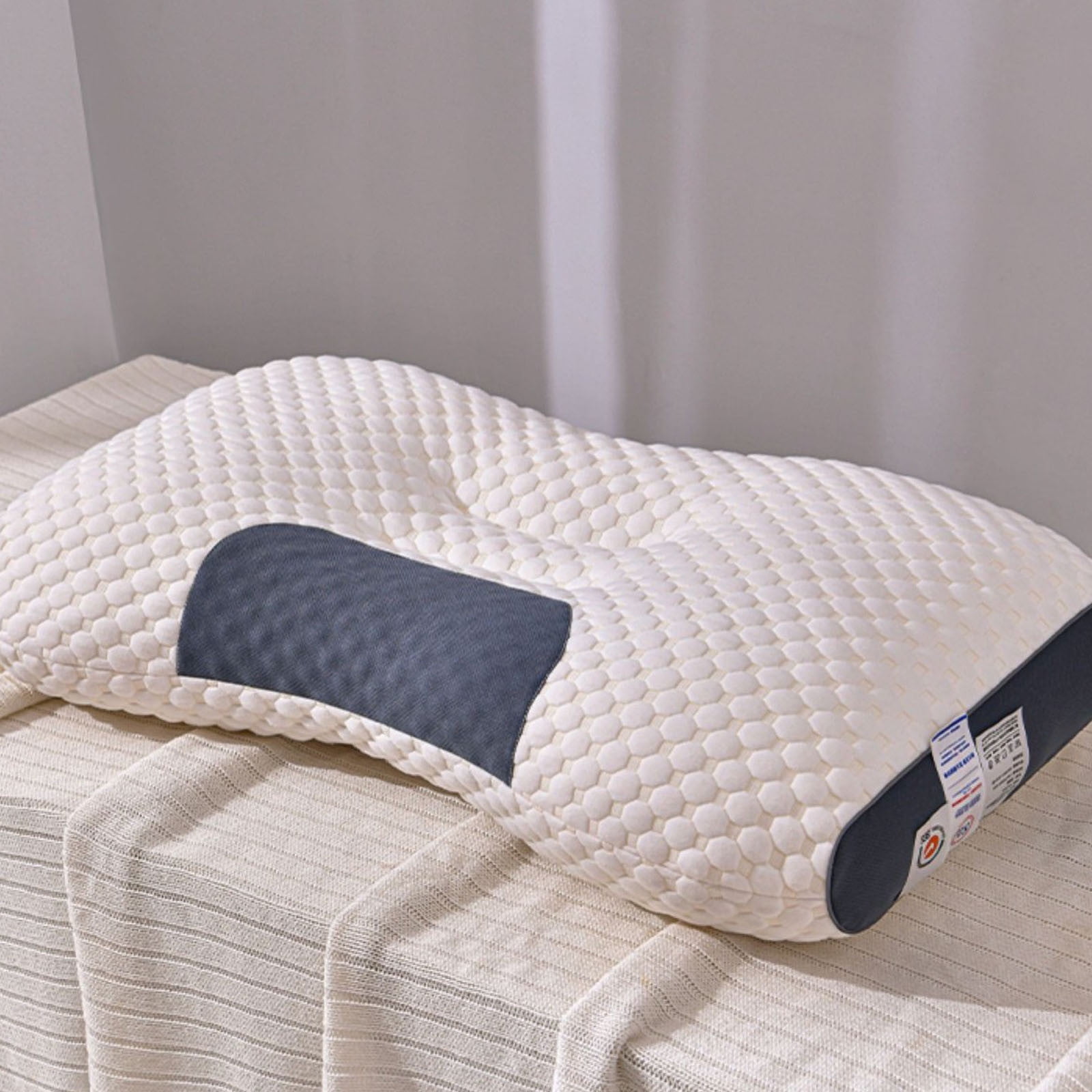 allowith Cervical Anti Snore Pillows for Sleeping Ergonomic Neck ...