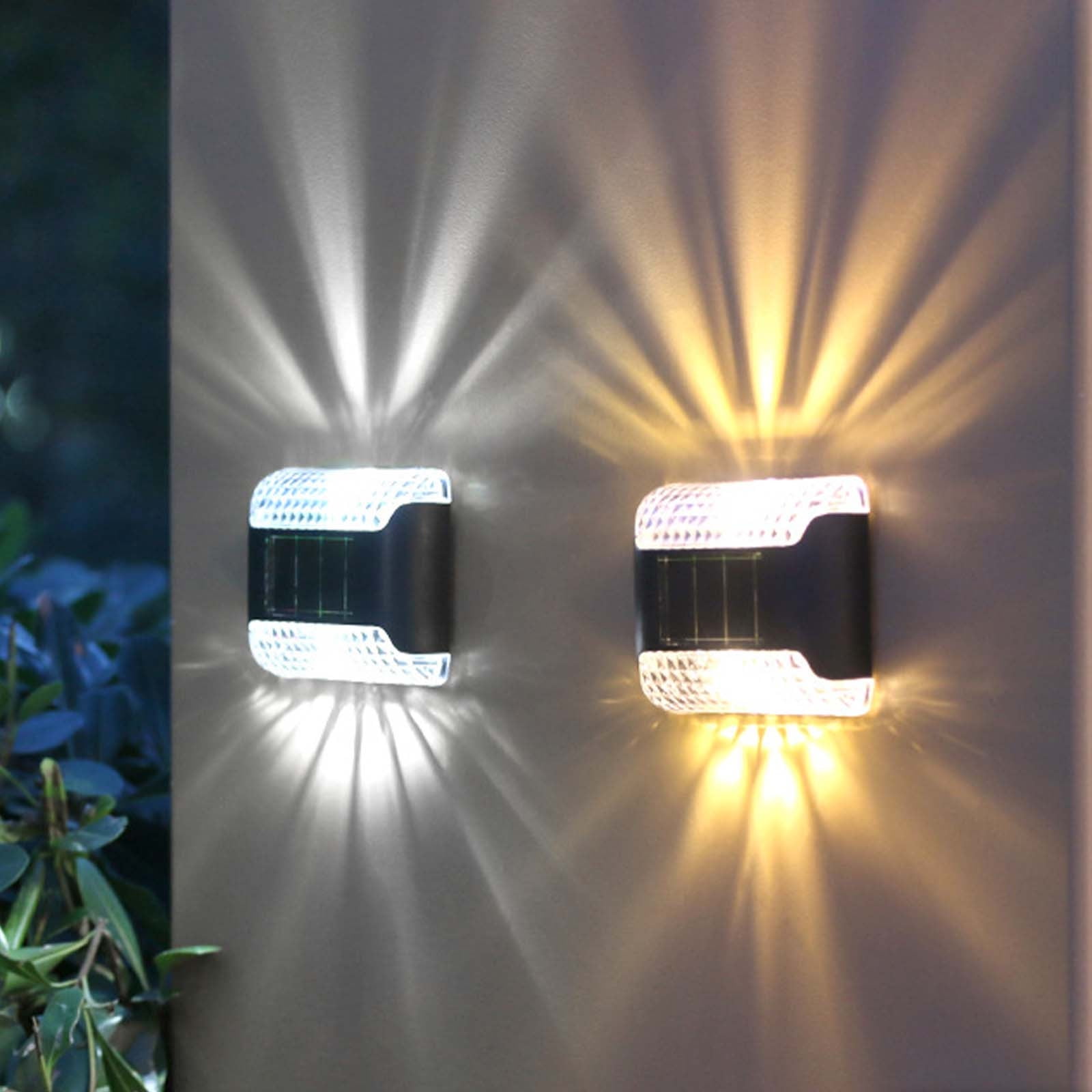 allowith Solar Lights Outdoor,IP65 Waterproof Outdoor Solar Powered ...