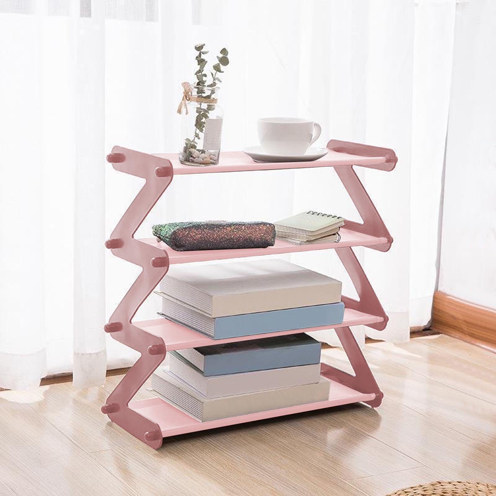 allowith Vertical Shoe Rack 4 Tier Small Shoe Rack Shelf for Entryway ...