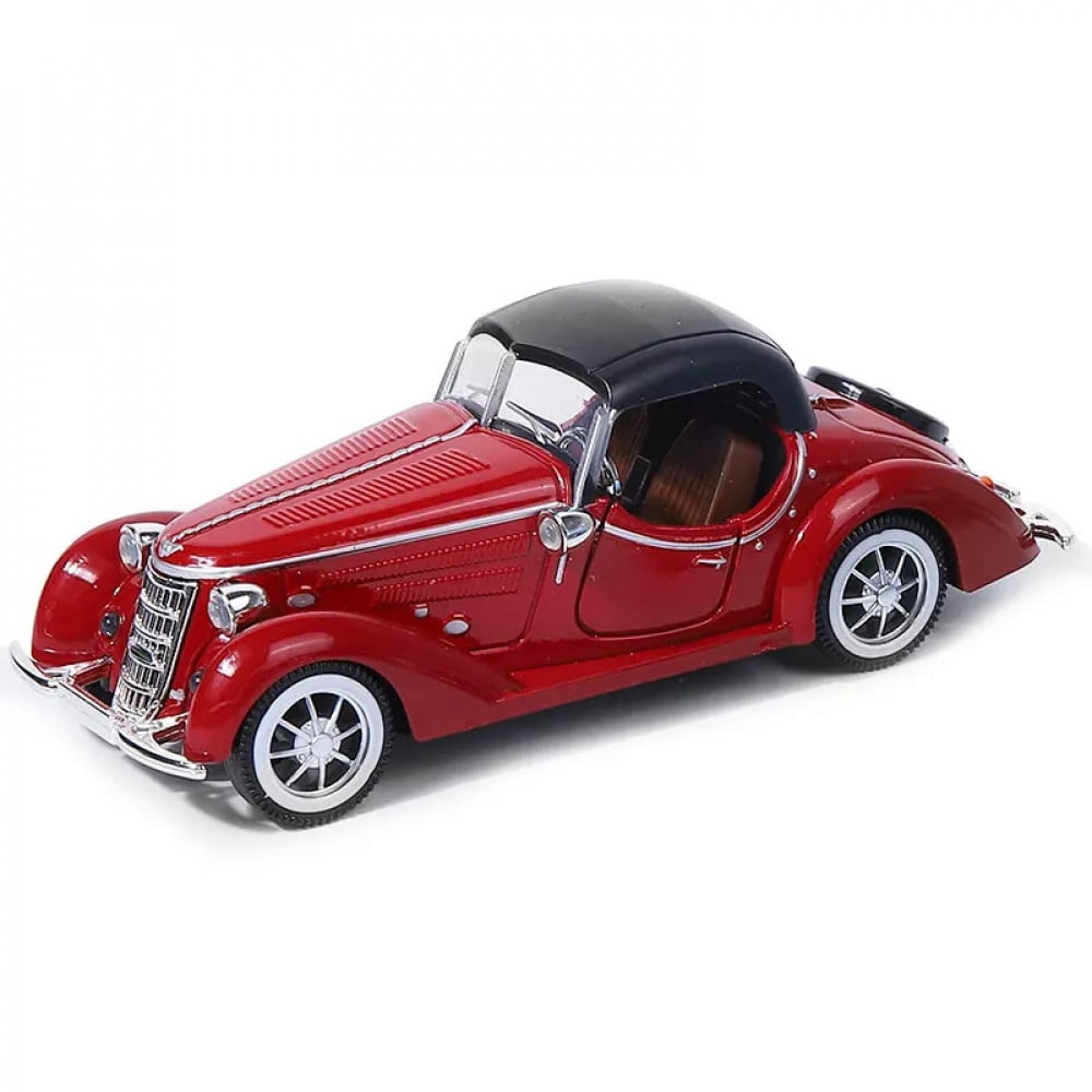 alloy open and closed canopy vintage car model, children's toy car ...