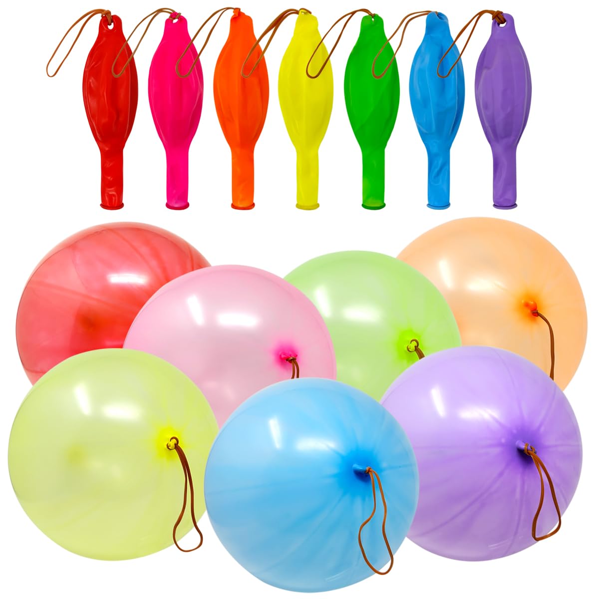 allydrew Punching Balloons with CM31 Rubber Band Handles for Party ...