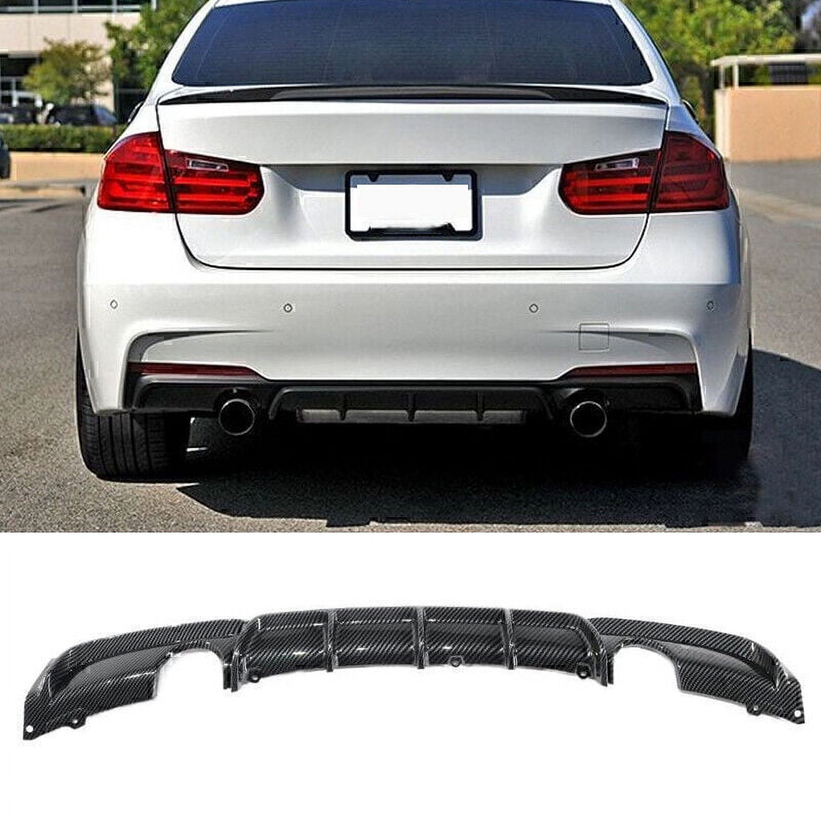 For 12-18 BMW F30 320i 325i 328i M-Sport Carbon Fiber Rear Bumper ...