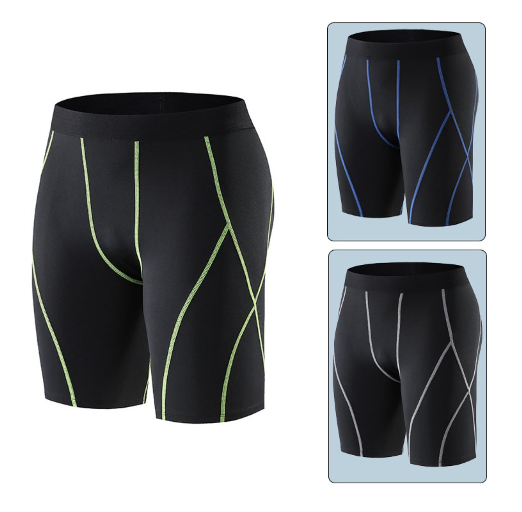 alpinario Men's Compression Shorts Basketball Leggings Running Fitness ...
