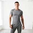 alpinario Men's Compression T-Shirt, Moisture Wicking Breathable Short ...
